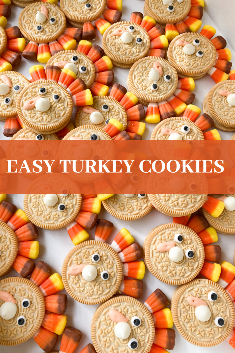 Easy Turkey Cookies - Fuller Life Blog