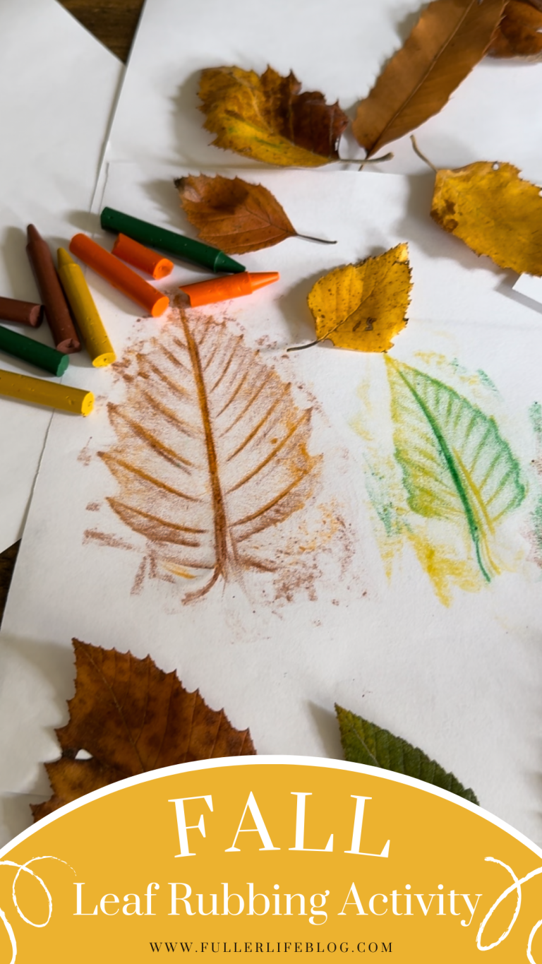 Leaf Rubbing Fall Activity - Fuller Life Blog